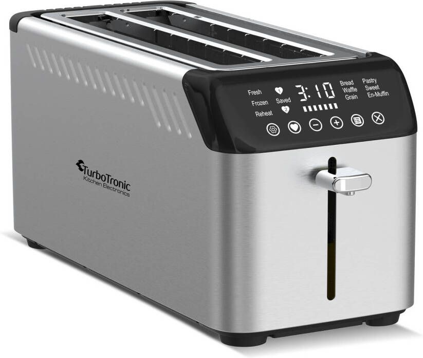 TurboTronic BF15 Digitale Broodrooster Toaster met Variabele Bruining ...